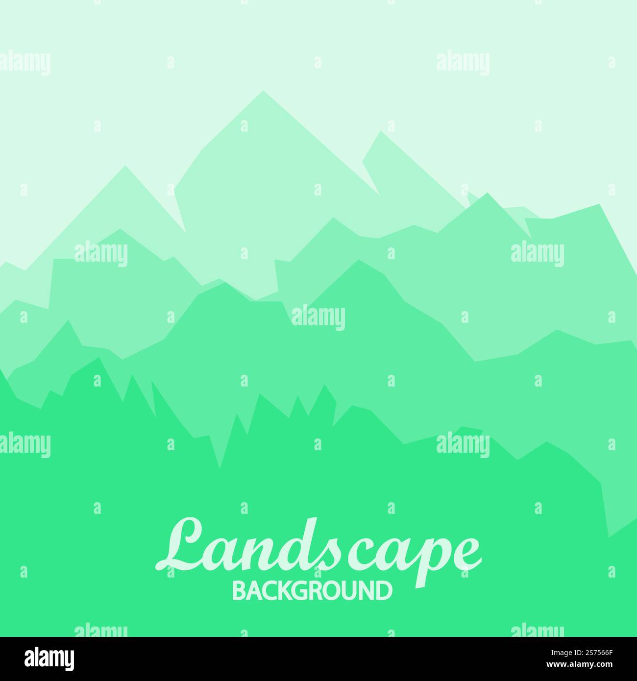 Mountain hills landscape background vector Stock Vector Image & Art - Alamy
