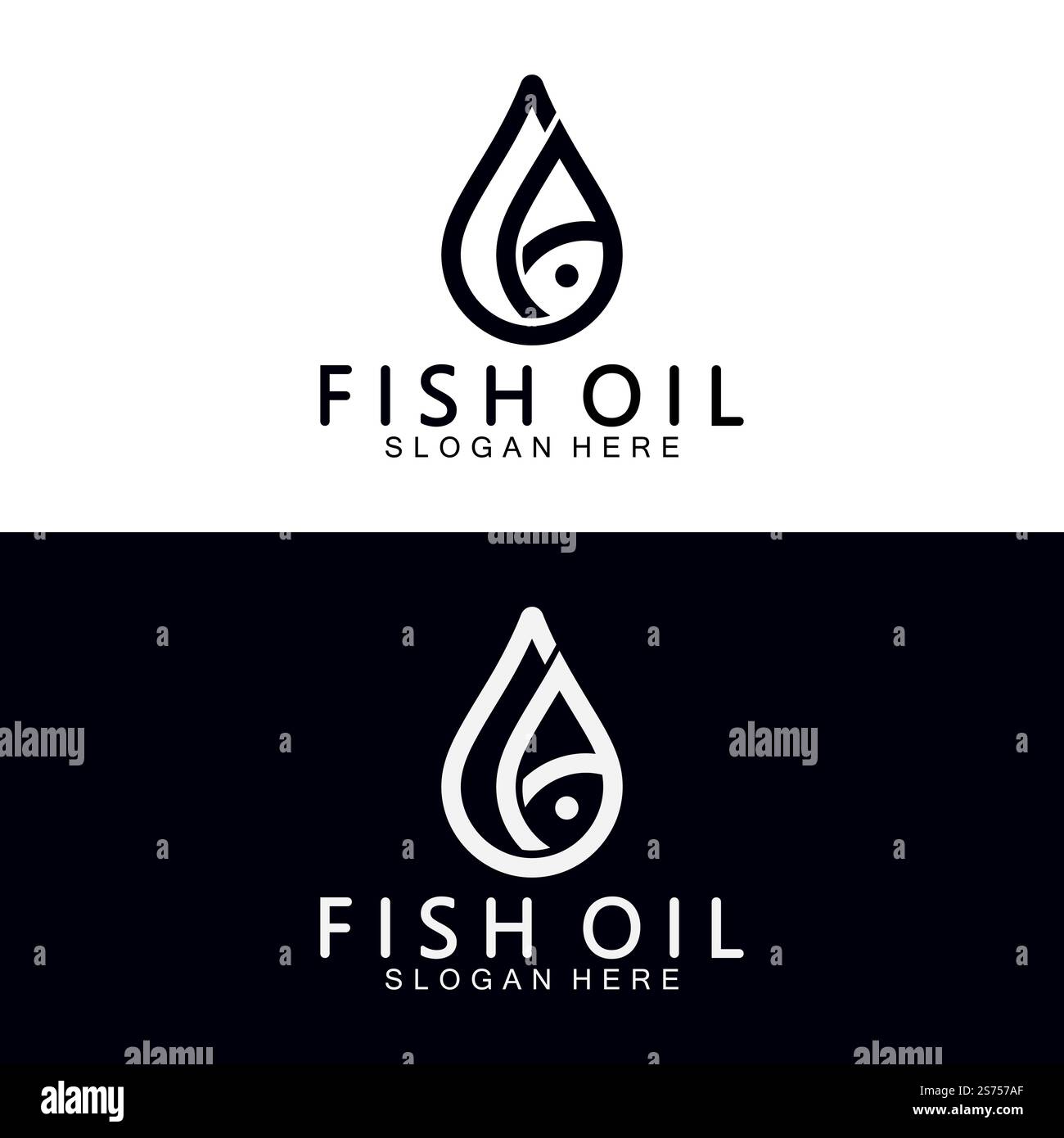 Fish oil logo vector illustration template Stock Vector Image & Art - Alamy