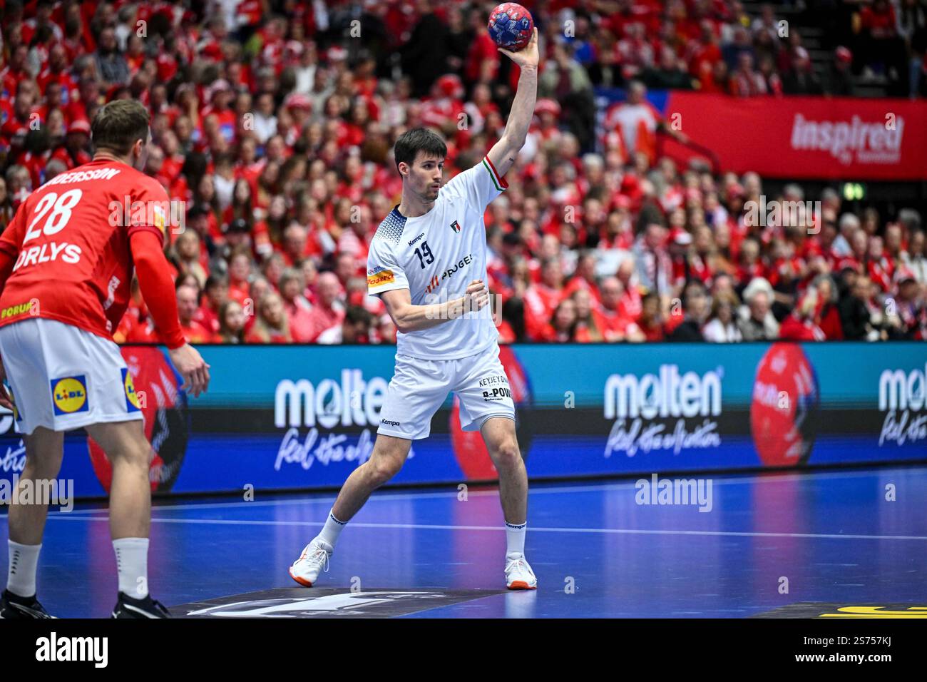 Thomas Bortoli of Italy Nationalteam during IHF Men's - Handball World ...
