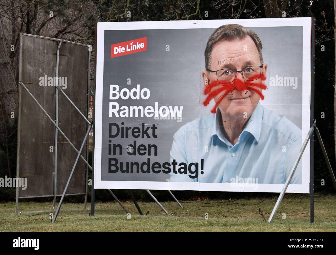 Wahlplakate 18.01.2025, Erfurt, Wahlplakate zur Bundestagswahl / Wahl ...