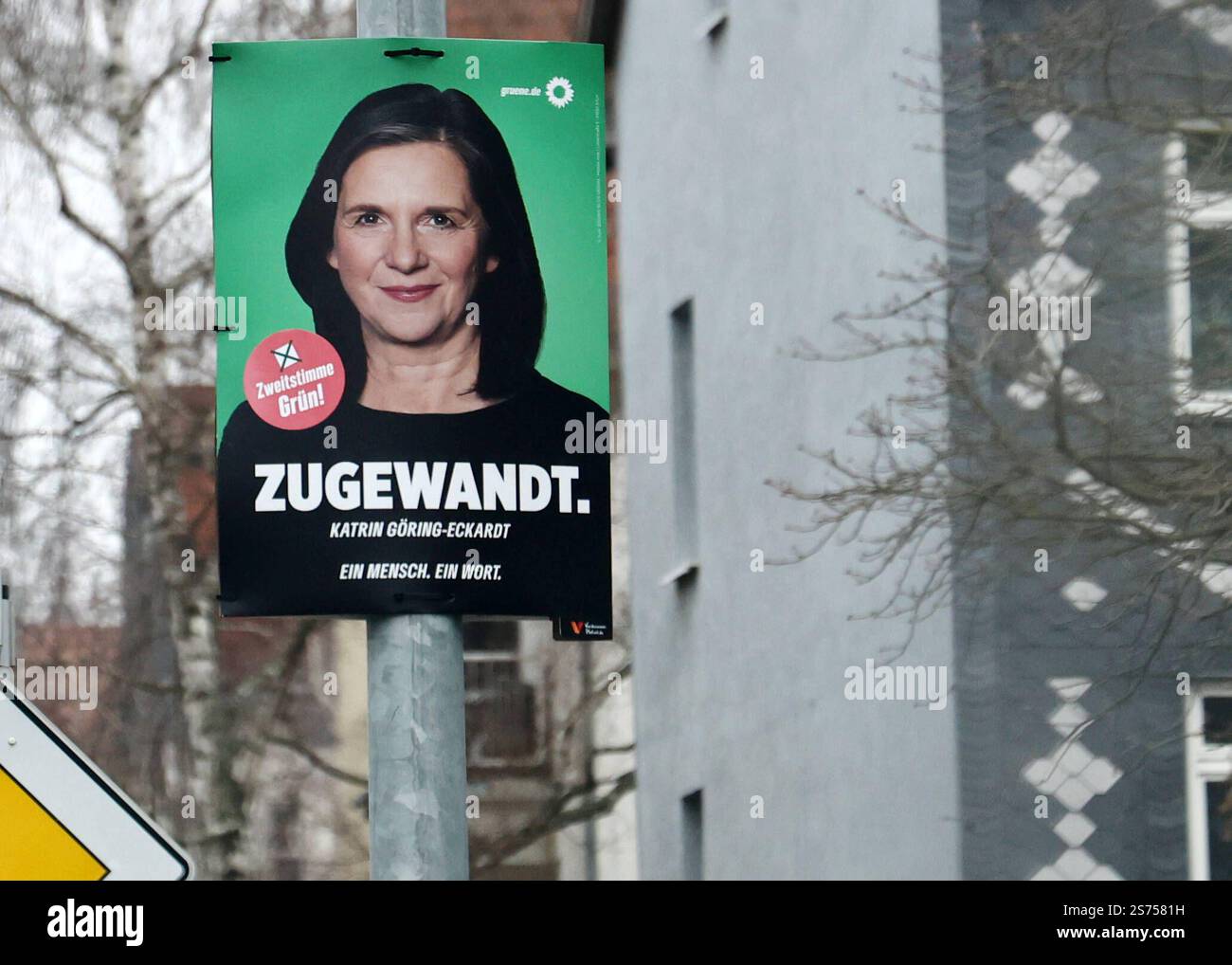 Wahlplakate 18.01.2025, Erfurt, Wahlplakate zur Bundestagswahl / Wahl ...