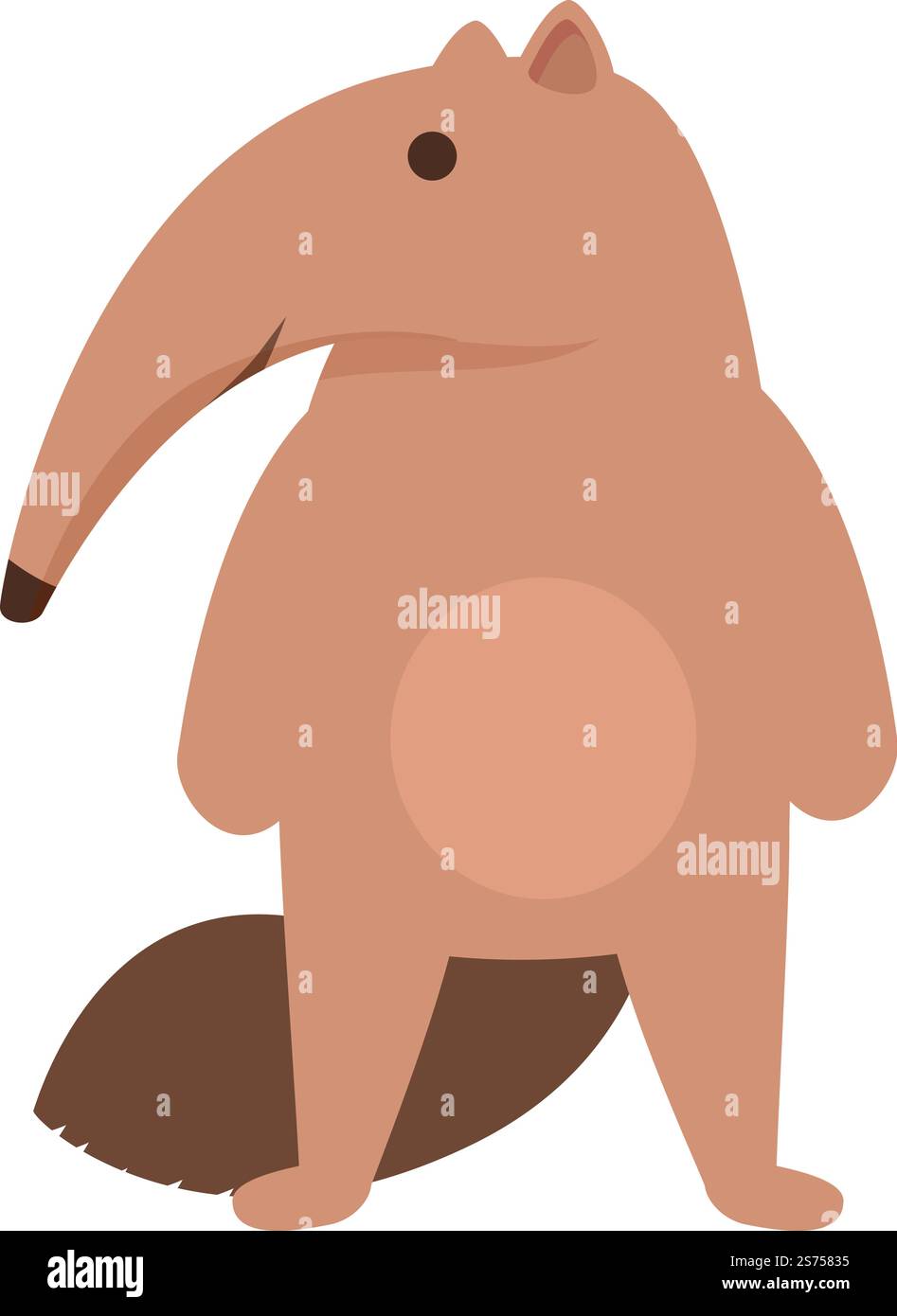 Old anteater icon cartoon vector. Funny mammal. Wild style. Old ...