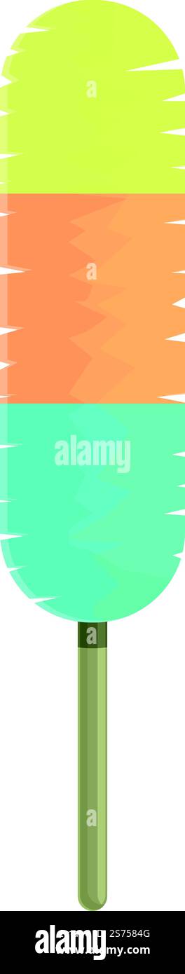 Dust soft brush icon cartoon vector. Clean tool. Home cleanup. Dust ...