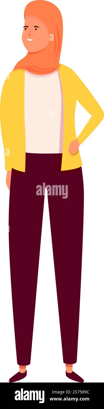 Saudi fashion icon cartoon vector. Women hijab. Outfit culture. Saudi ...