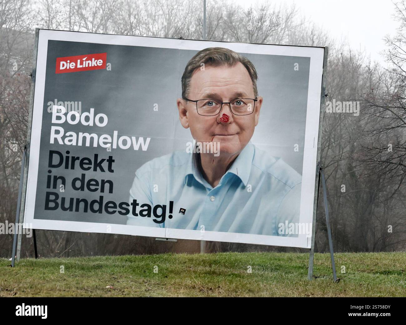 Wahlplakate 18.01.2025, Erfurt, Wahlplakate zur Bundestagswahl / Wahl ...
