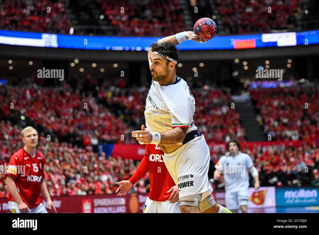 Andrea Parisini of Italy Nationalteam during IHF Men's - Handball World ...