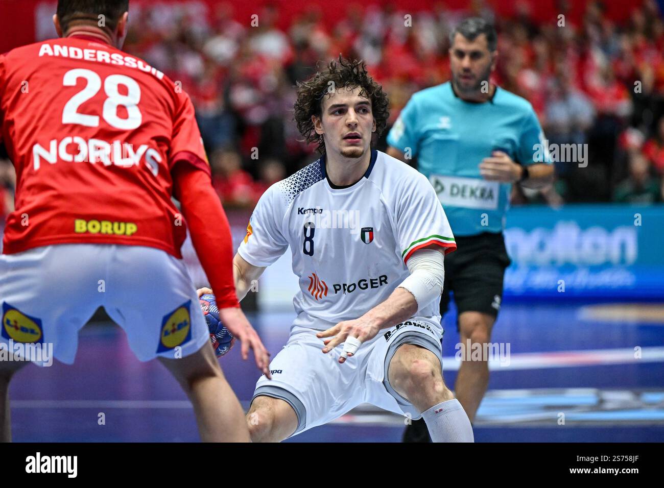 Giacomo Savini of Italy Nationalteam during IHF Men's - Handball World ...
