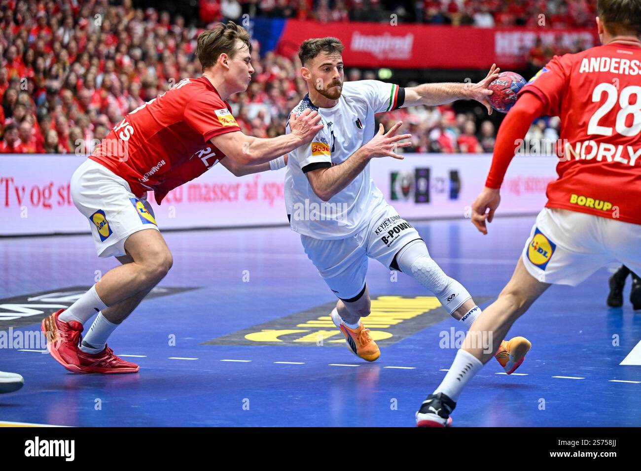 Filippo Angiolini of Italy Nationalteam during IHF Men's - Handball ...