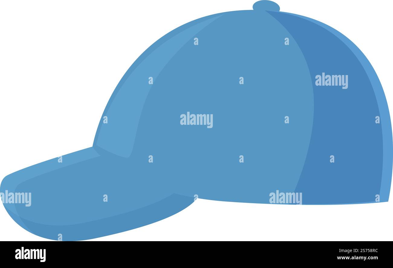 Sport cap icon cartoon vector. Hat template. White uniform. Sport cap ...