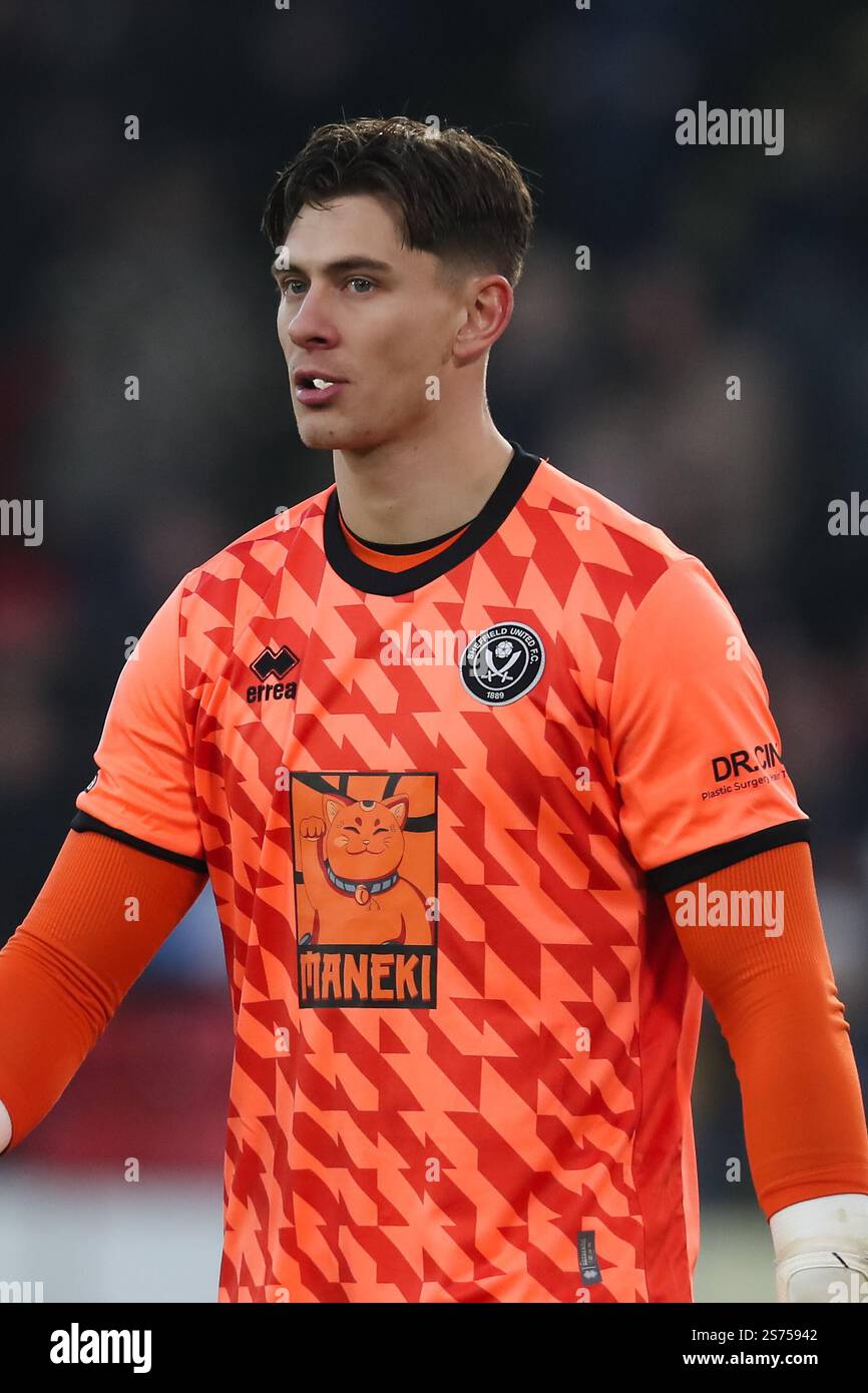 Sheffield, UK. 18th Jan, 2025. Michael Cooper Of Sheffield United ...