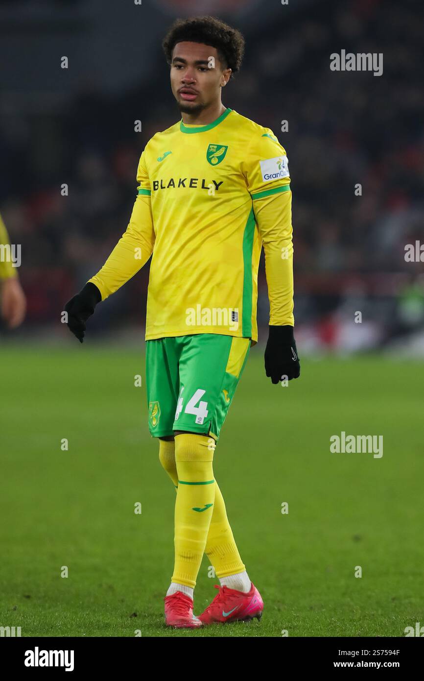 Elliot Myles Of Norwich City during the Sheffield United FC v Norwich ...