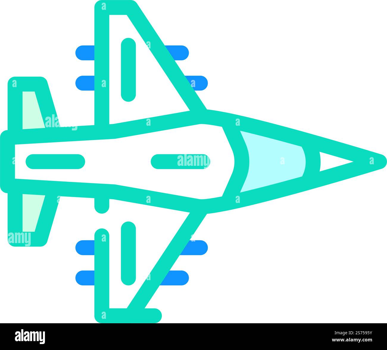 fighter jet airplane aircraft color icon vector. fighter jet airplane ...