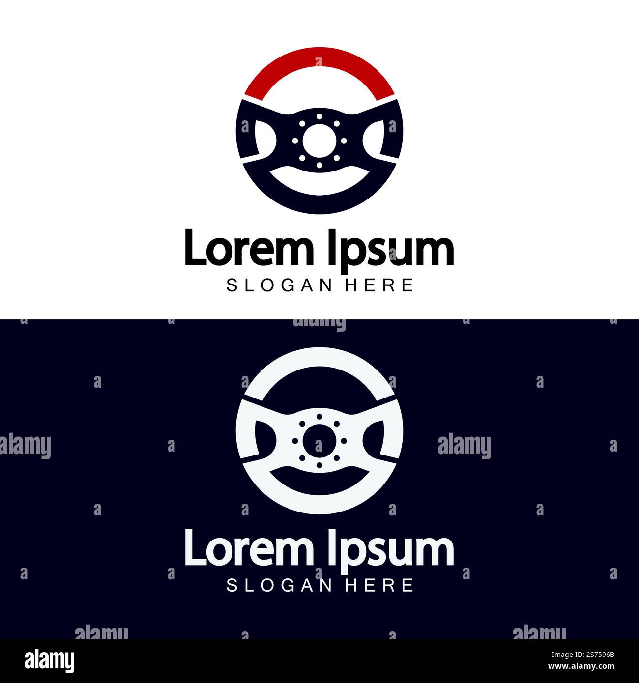 Steering wheel logo. Vector illustration Stock Vector Image & Art - Alamy