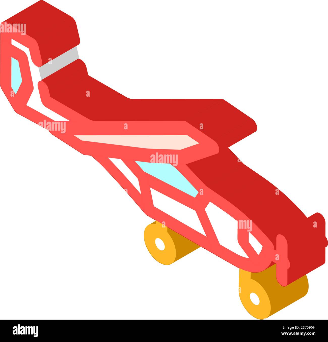 light sport airplane aircraft isometric icon vector. light sport ...