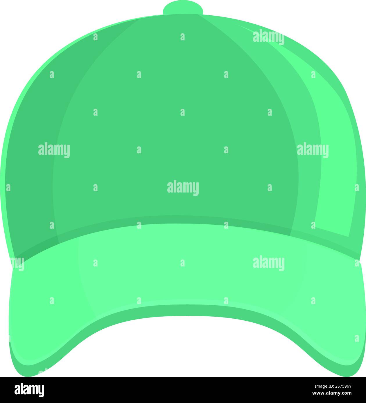Cool cap icon cartoon vector. Front design. View cap. Cool cap icon ...