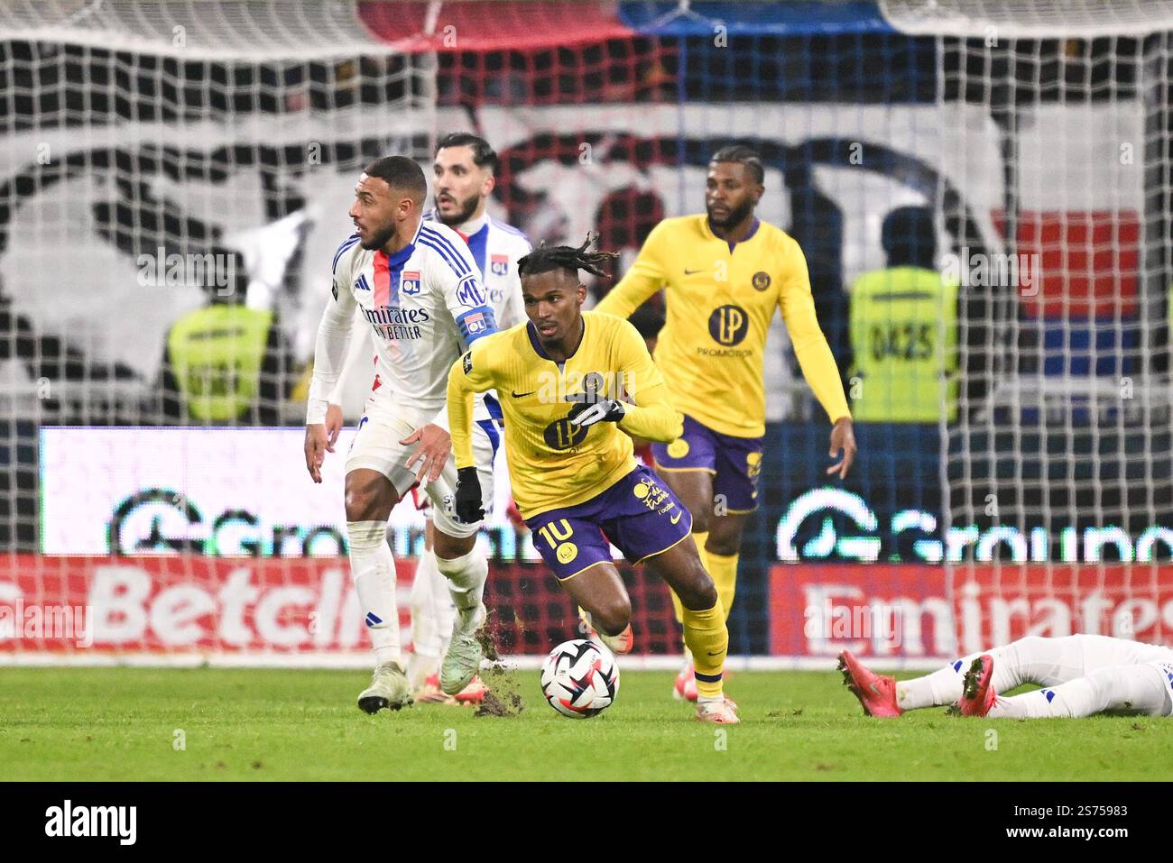 Lyon, France. 18th Jan 2025. 10 Yann GBOHO (tfc) during the Ligue 1 ...