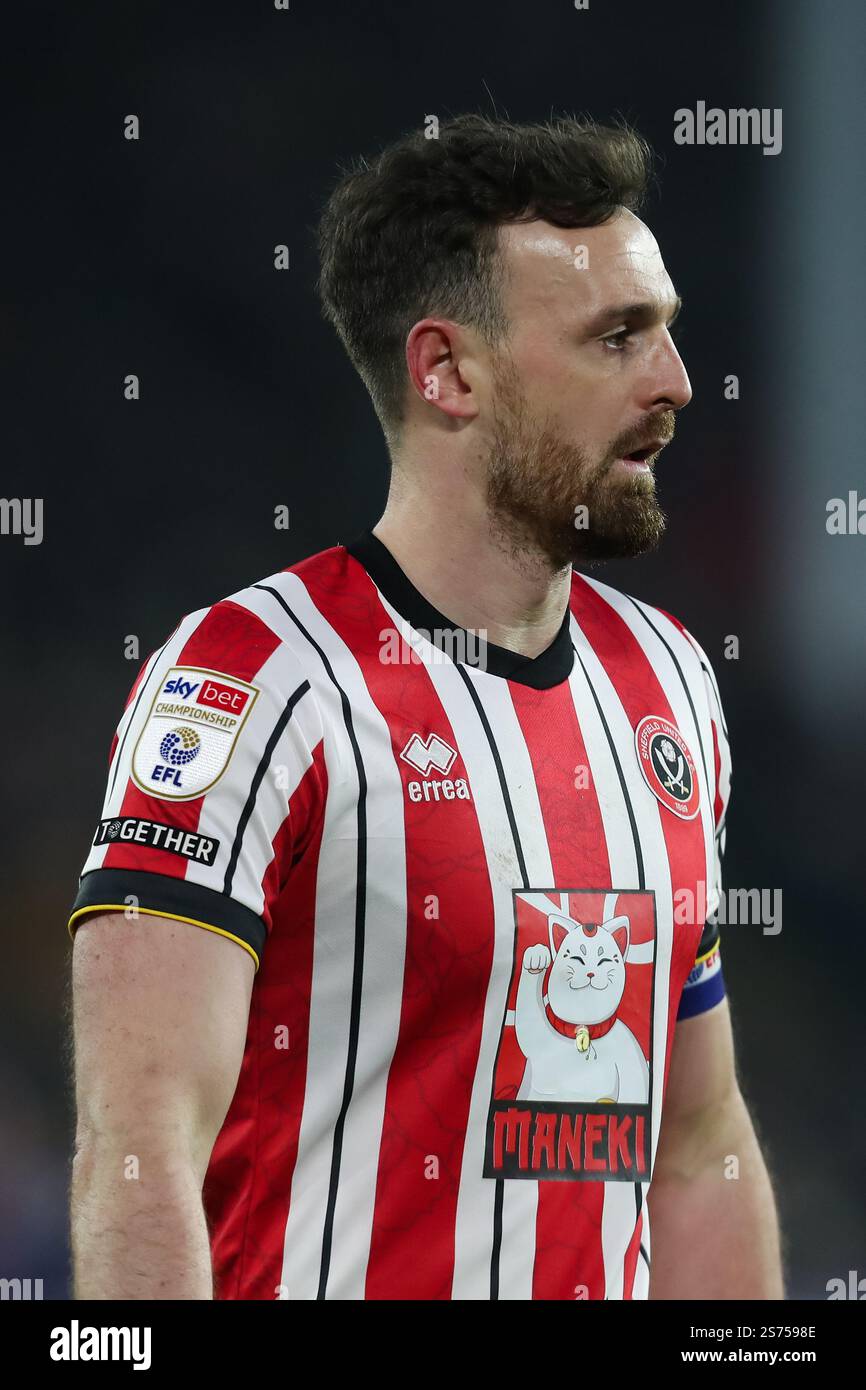 Sheffield, UK. 18th Jan, 2025. Jack Robinson Of Sheffield United during ...