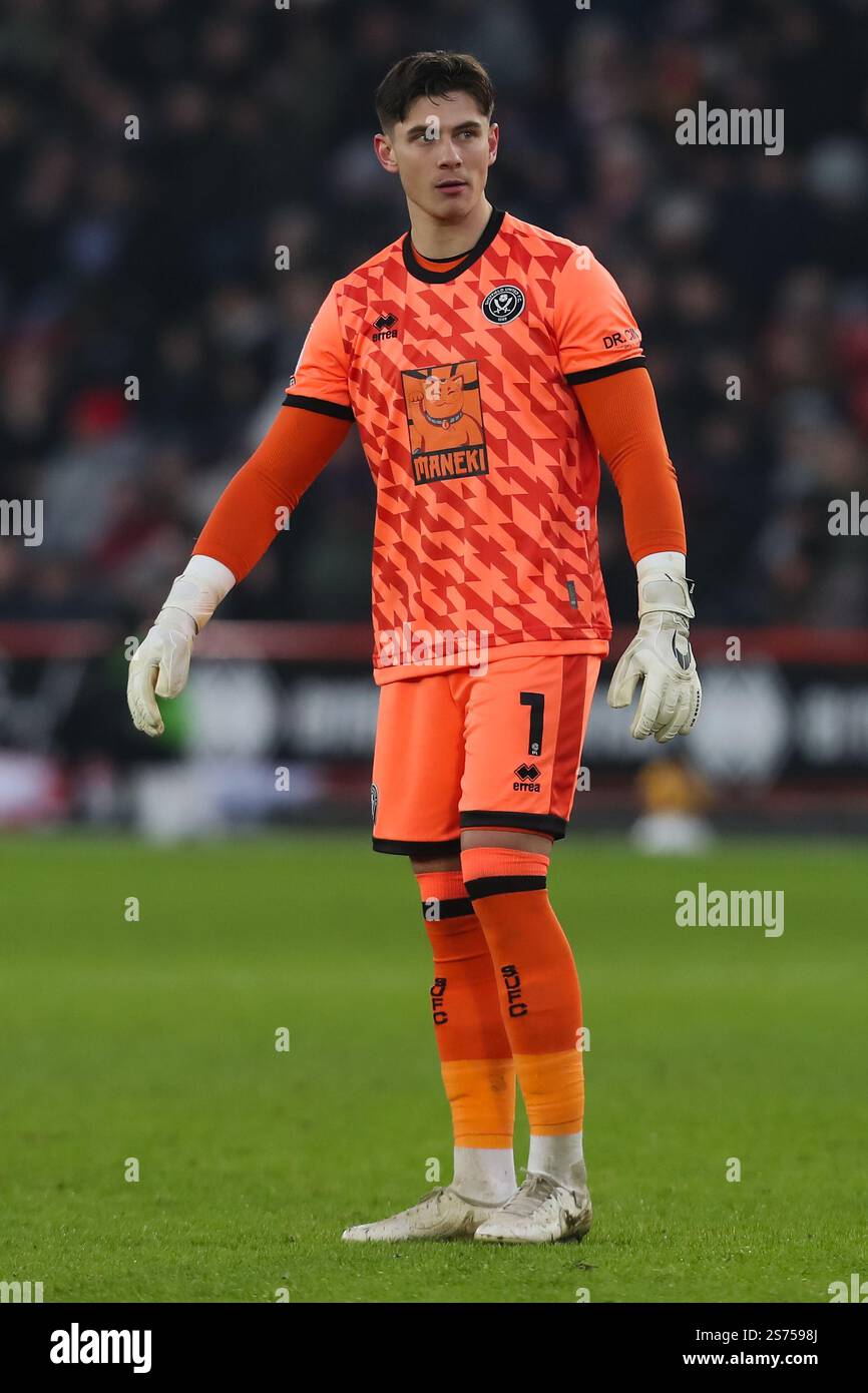 Sheffield, UK. 18th Jan, 2025. Michael Cooper Of Sheffield United ...