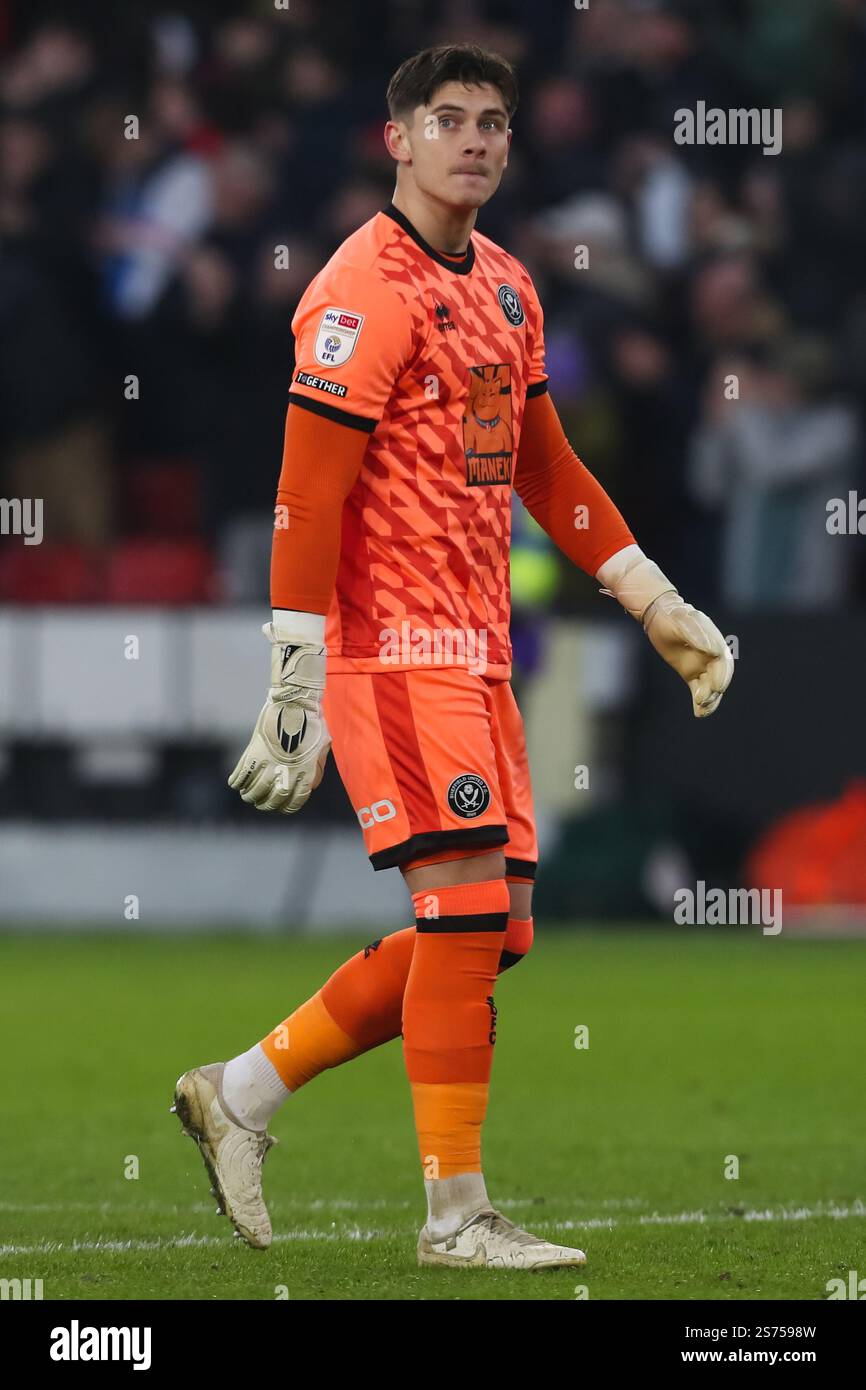 Sheffield, UK. 18th Jan, 2025. Michael Cooper Of Sheffield United ...