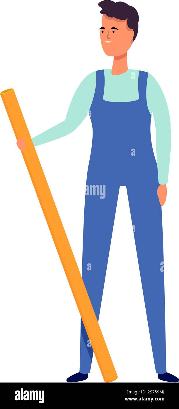 Gasman pipe icon cartoon vector. Gas worker. Water oil. Gasman pipe ...