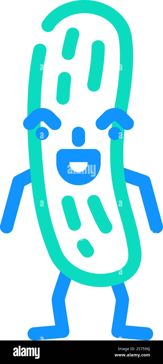 cucumber vegetable character color icon vector. cucumber vegetable ...
