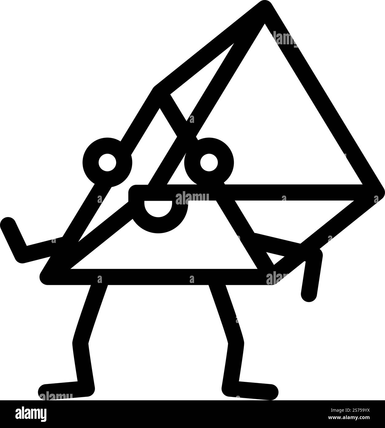 prism geometric shape character line icon vector. prism geometric shape ... prism geometric shape character line icon vector. prism geometric shape ...