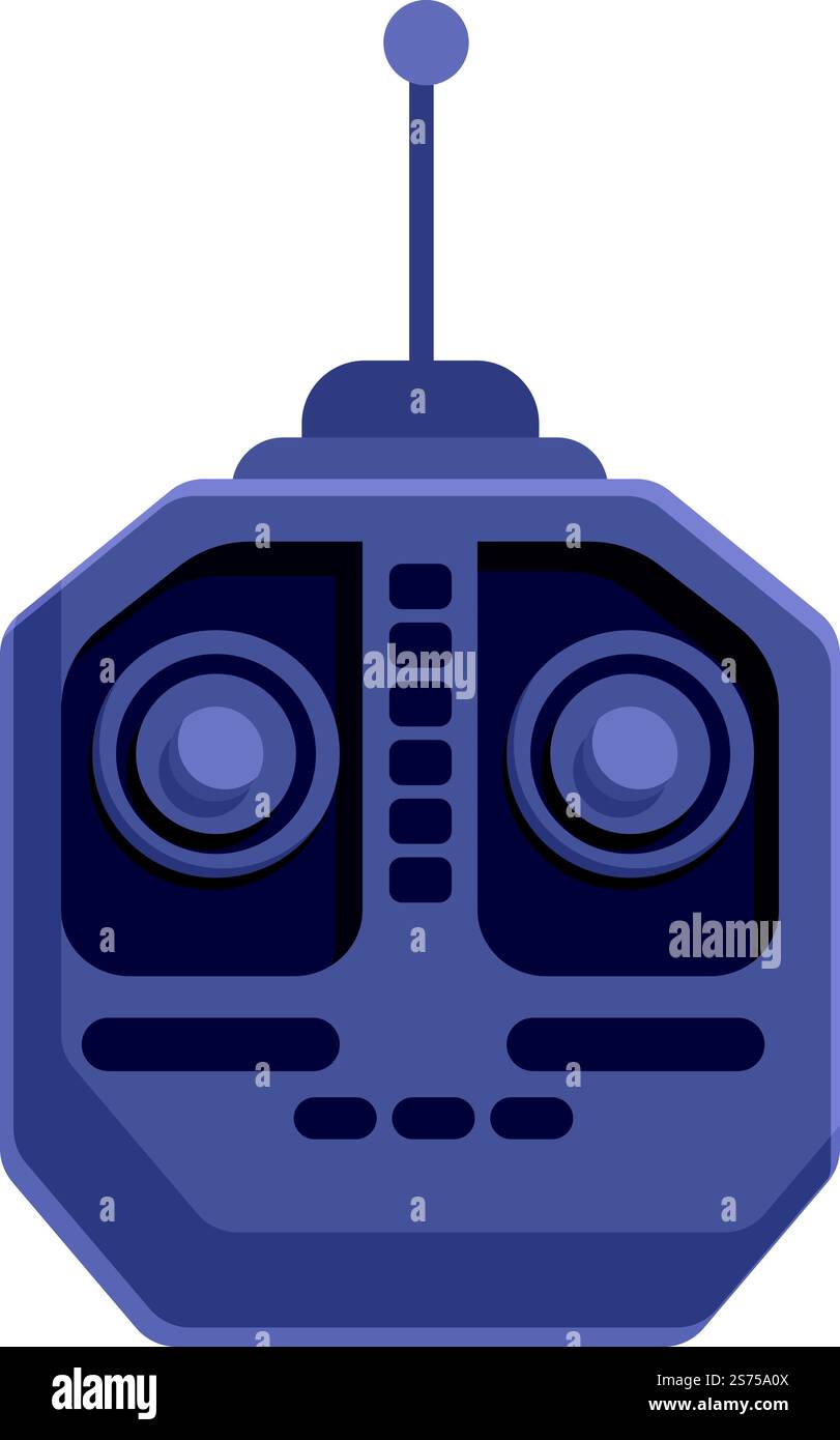 Joystick remote icon cartoon vector. Radio control. Model robot ...
