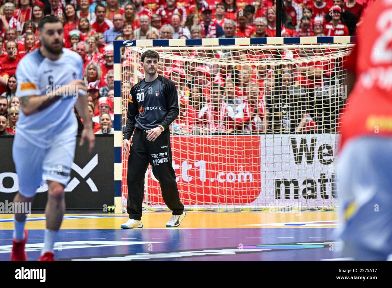 Herning, Denmark. 18th Jan, 2025. Giovanni Pavani of Italy Nationalteam ...