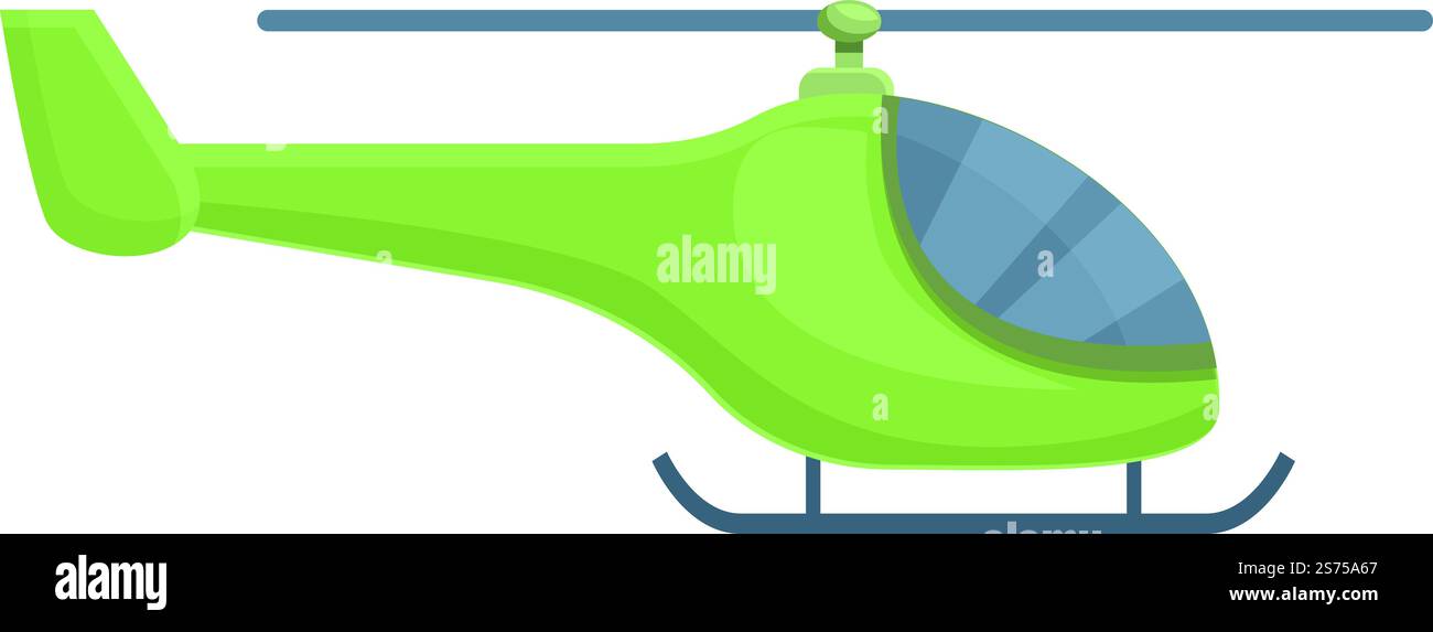 Radio control helicopter icon cartoon vector. Remote toy. Small ...