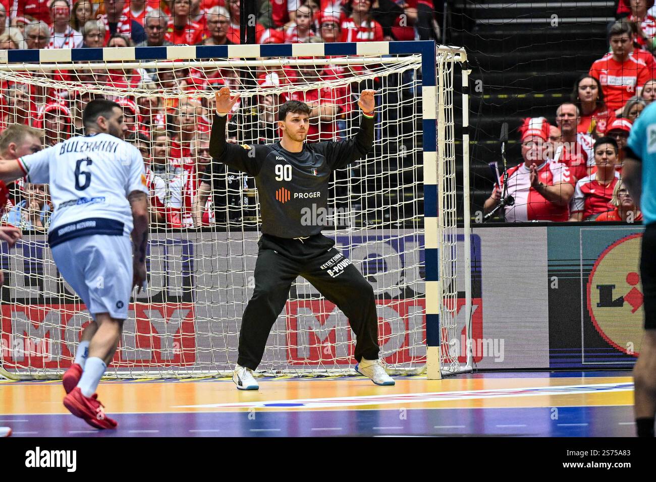 Herning, Denmark. 18th Jan, 2025. Giovanni Pavani of Italy Nationalteam ...