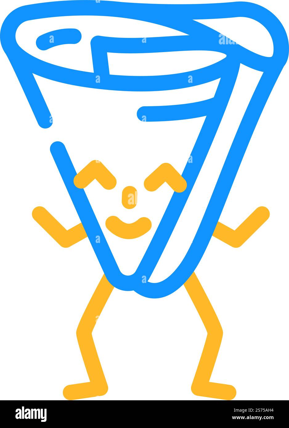 ham meat character color icon vector. ham meat character sign. isolated ...