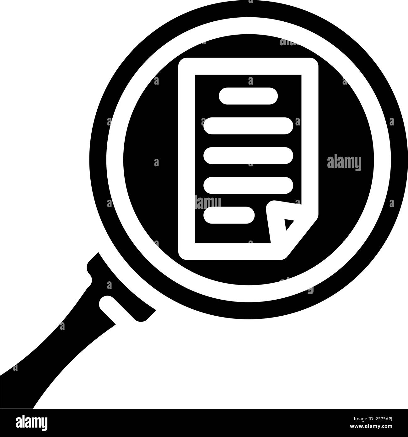 browse folder glyph icon vector. browse folder sign. isolated symbol ...