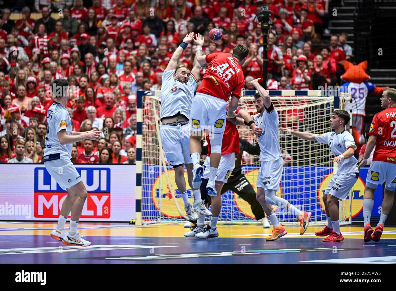 Herning, Denmark. 18th Jan, 2025. Emil W. Madsen of Denmark ...