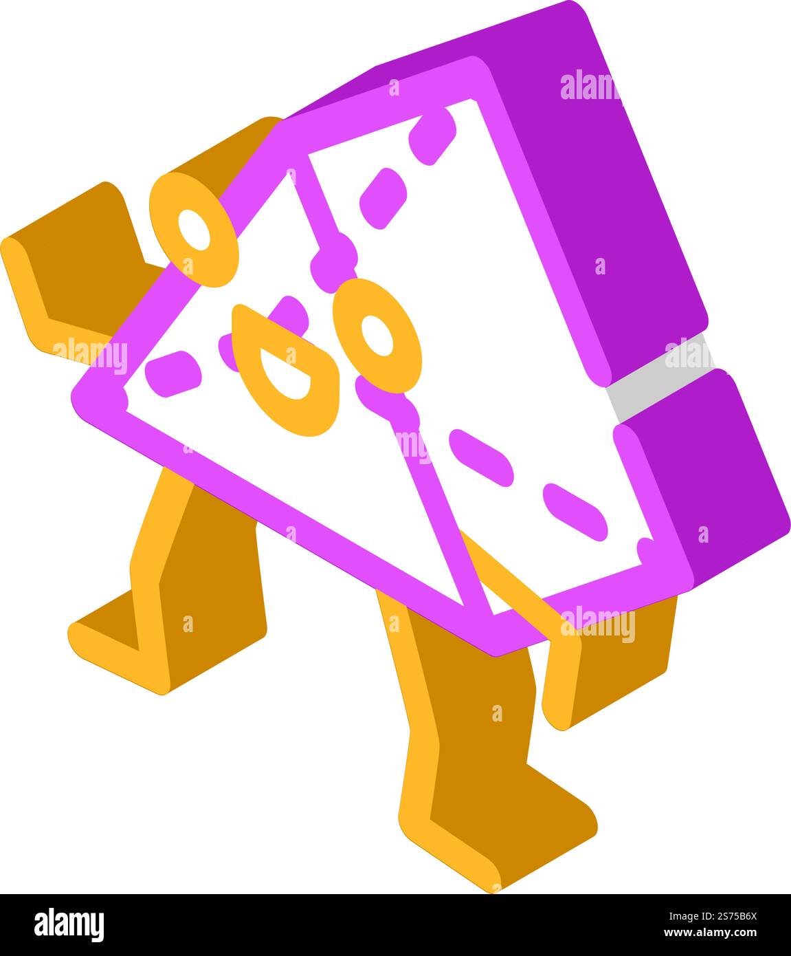 prism geometric shape character isometric icon vector. prism geometric ...