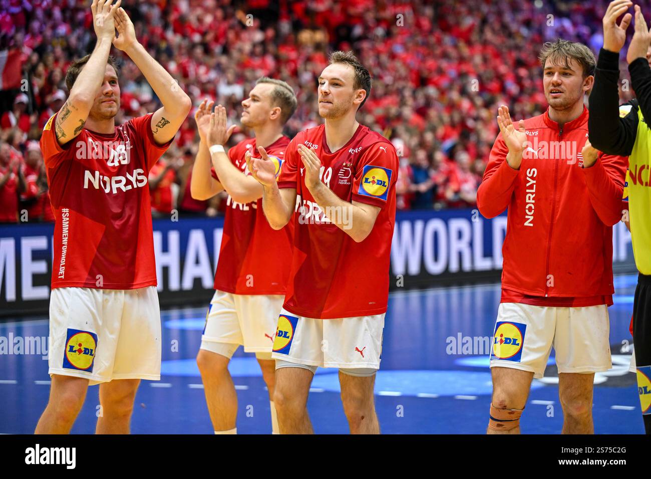 Herning, Denmark. 18th Jan, 2025. Mathias Gidsel of Denmark ...