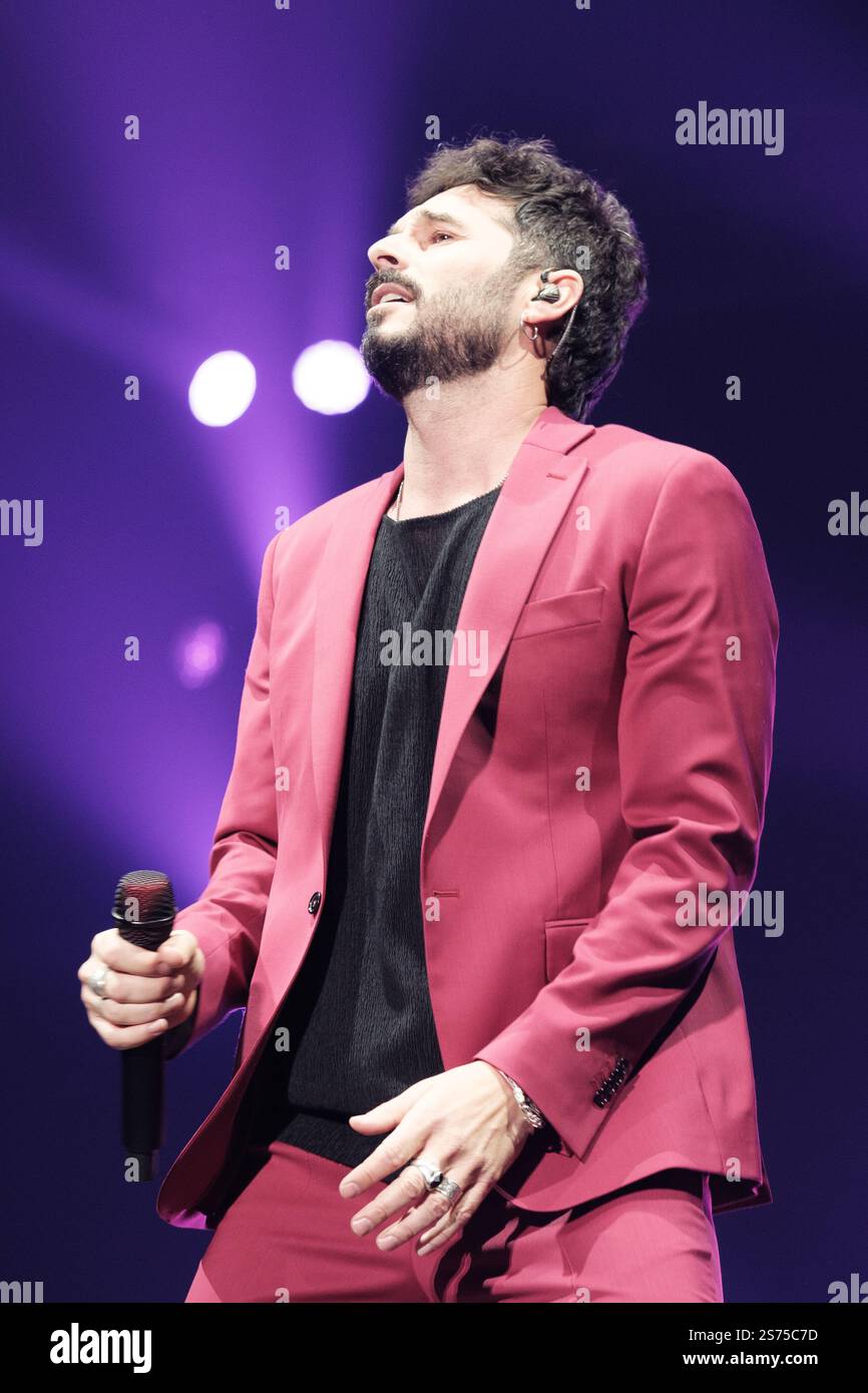 the singer Antonito Molina actua during a concert the Inverfest at the ...