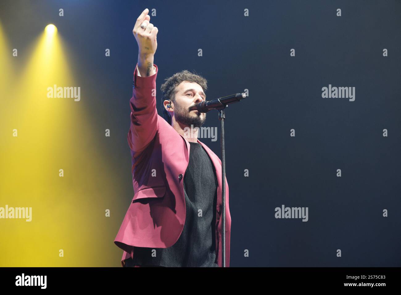 the singer Antonito Molina actua during a concert the Inverfest at the ...