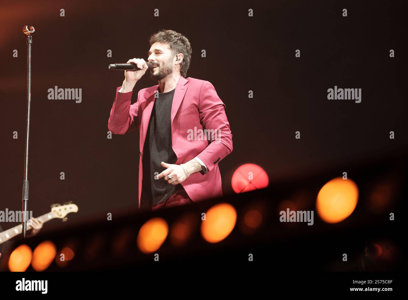 the singer Antonito Molina actua during a concert the Inverfest at the ...
