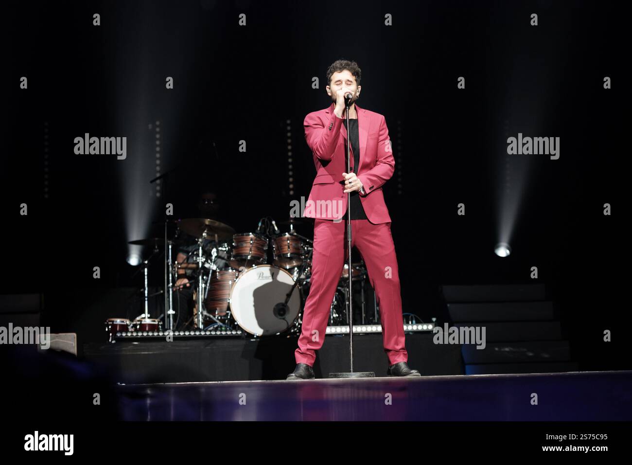 the singer Antonito Molina actua during a concert the Inverfest at the ...
