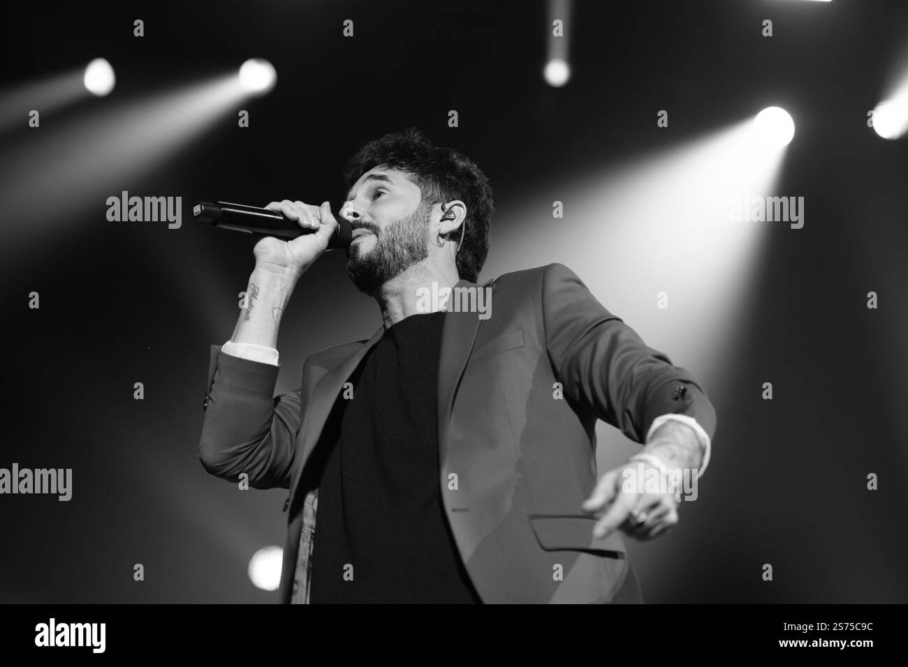 the singer Antonito Molina actua during a concert the Inverfest at the ...