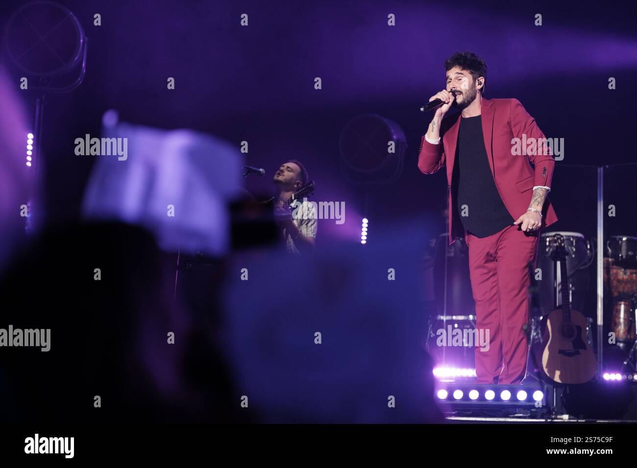the singer Antonito Molina actua during a concert the Inverfest at the ...