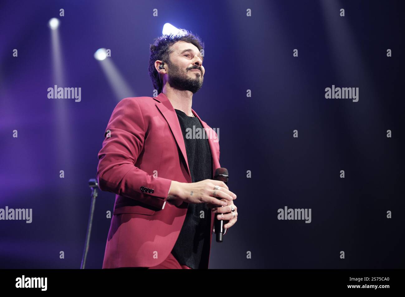 the singer Antonito Molina actua during a concert the Inverfest at the ...