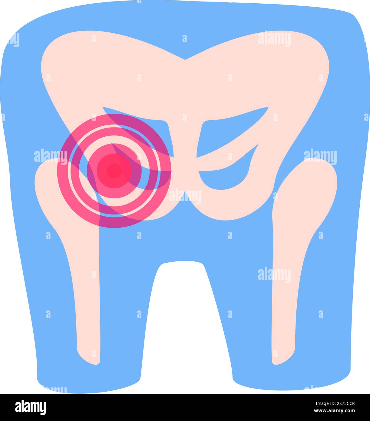 Joint pain icon cartoon vector. Medical arthritis. Patient clinic ...