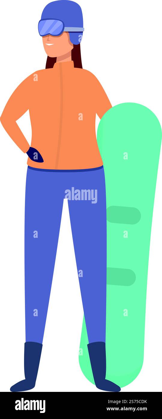 Training snowboarding icon cartoon vector. School snow. Instructor ...