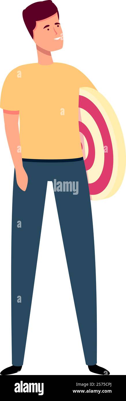 Coping skills boy icon cartoon vector. Support therapy. Mental help ...