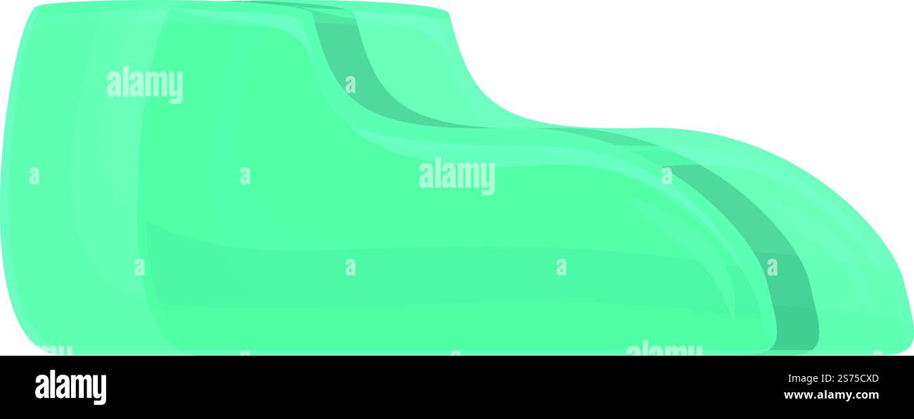 Wear shoe cover icon cartoon vector. Boot foot. Safety protect. Wear ...