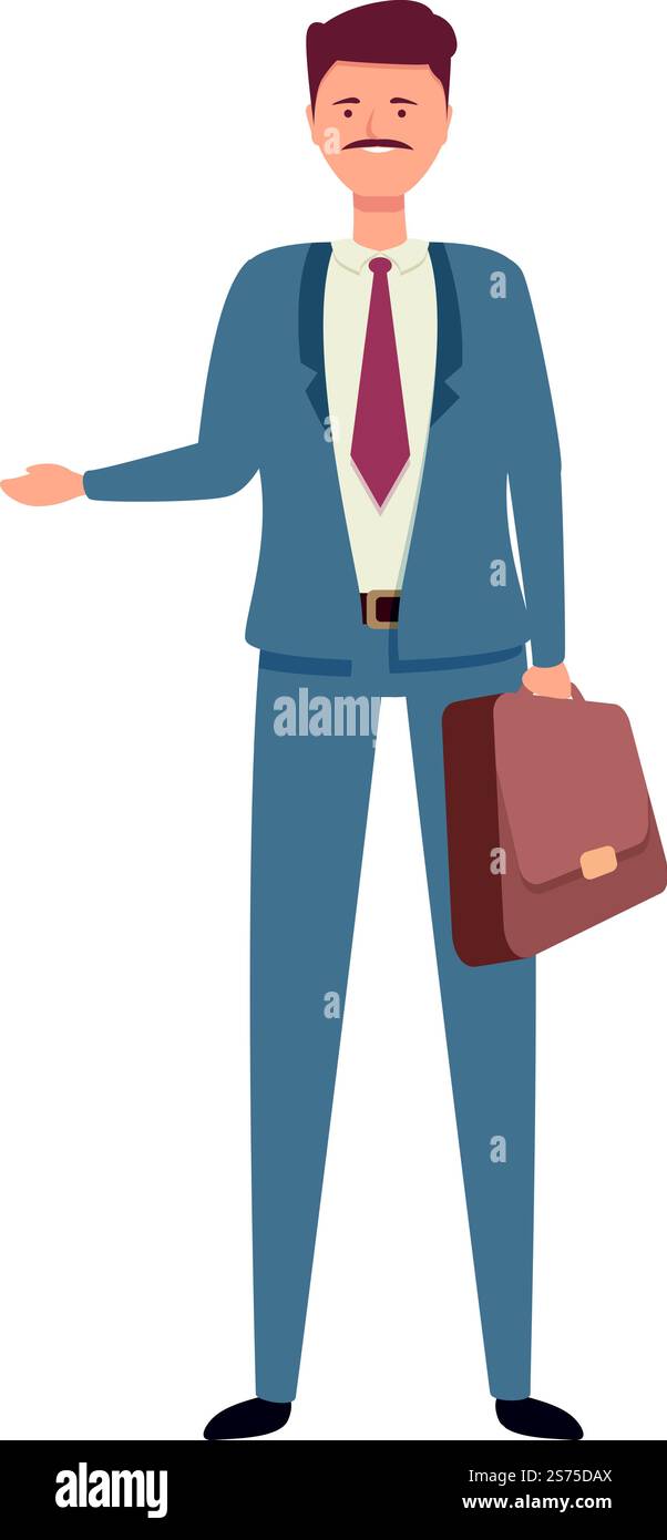 Data manager icon cartoon vector. Commercial director. Finance team ...
