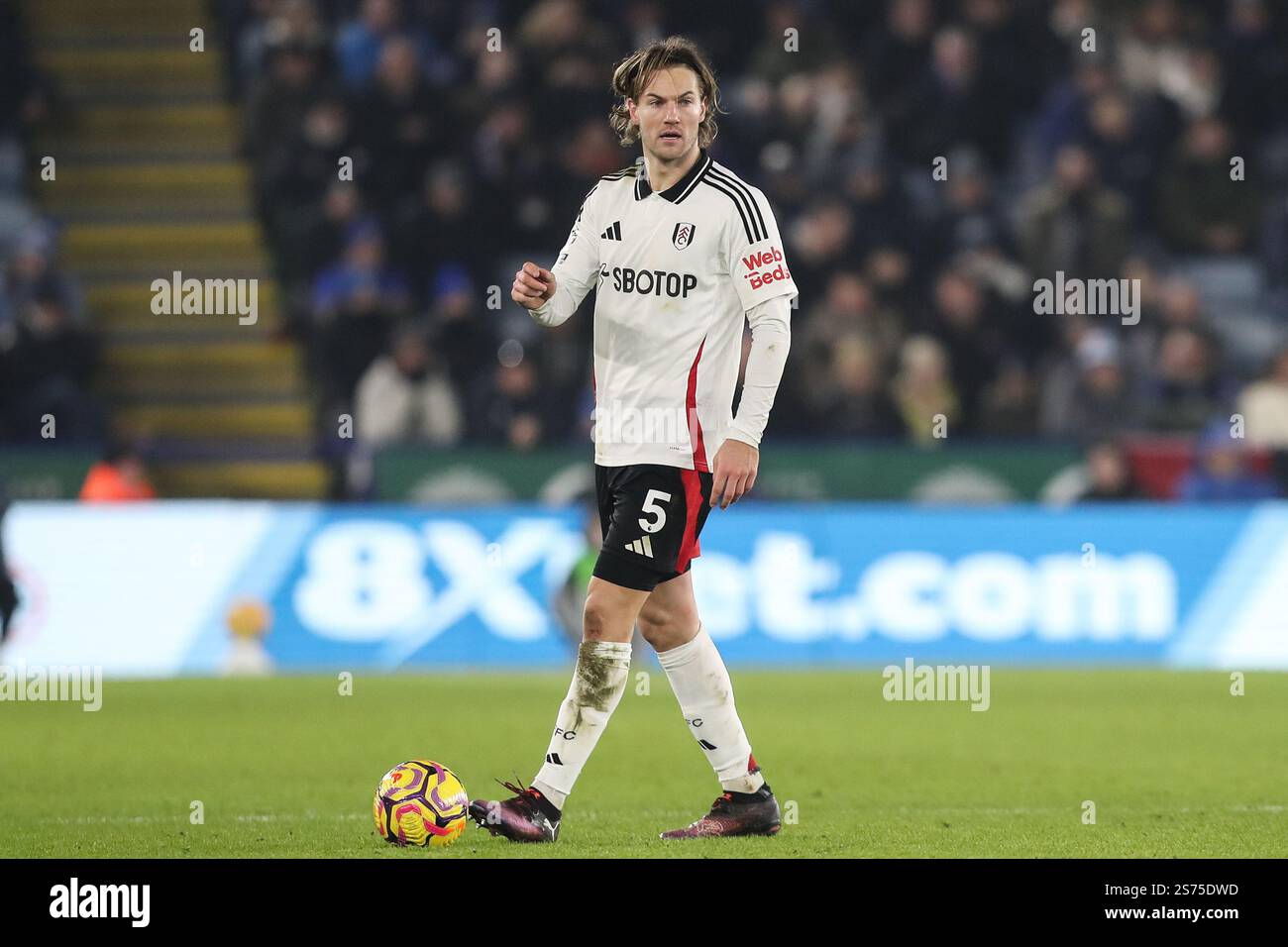 Joachim Andersen of Fulham in action during the Premier League match ...