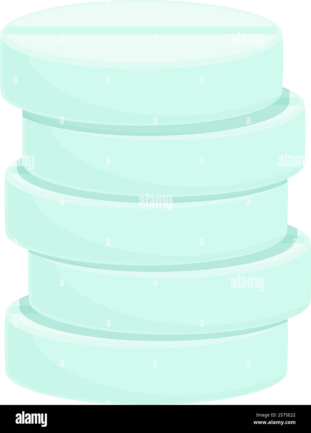 Powder effervescent tablets icon cartoon vector. Medicine drug. Water ...