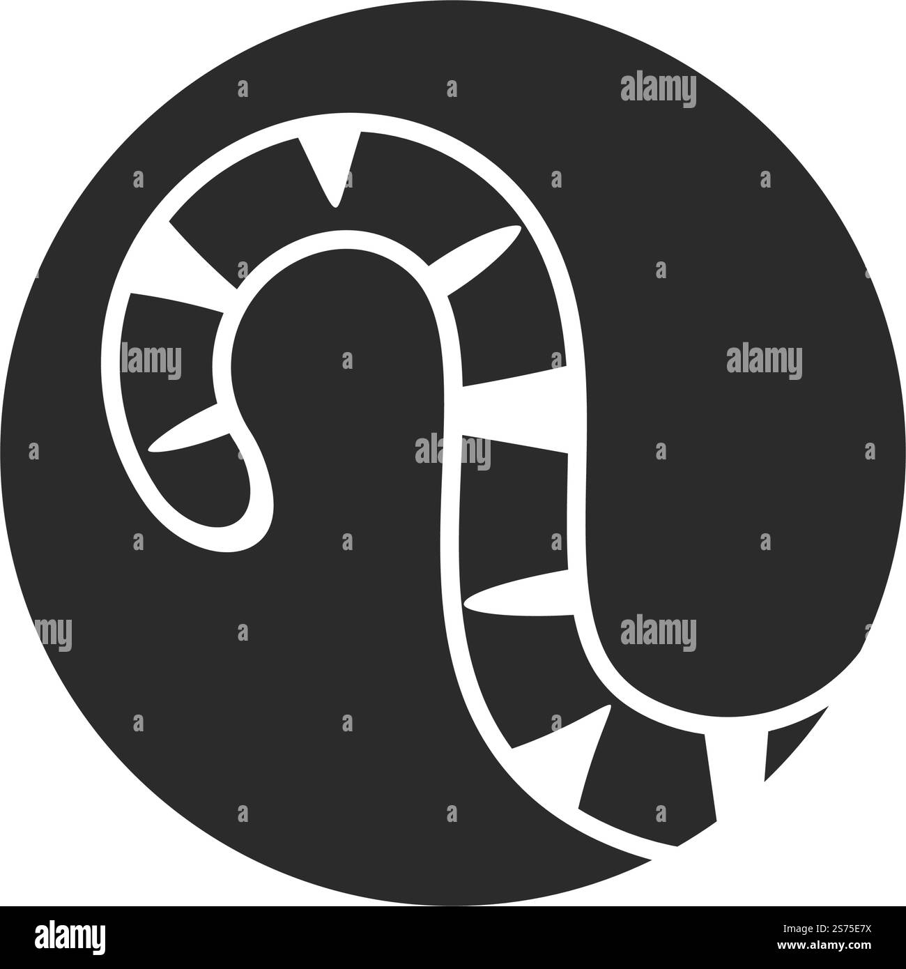 Tiger tail icon vector illustration flat design Stock Vector Image ...